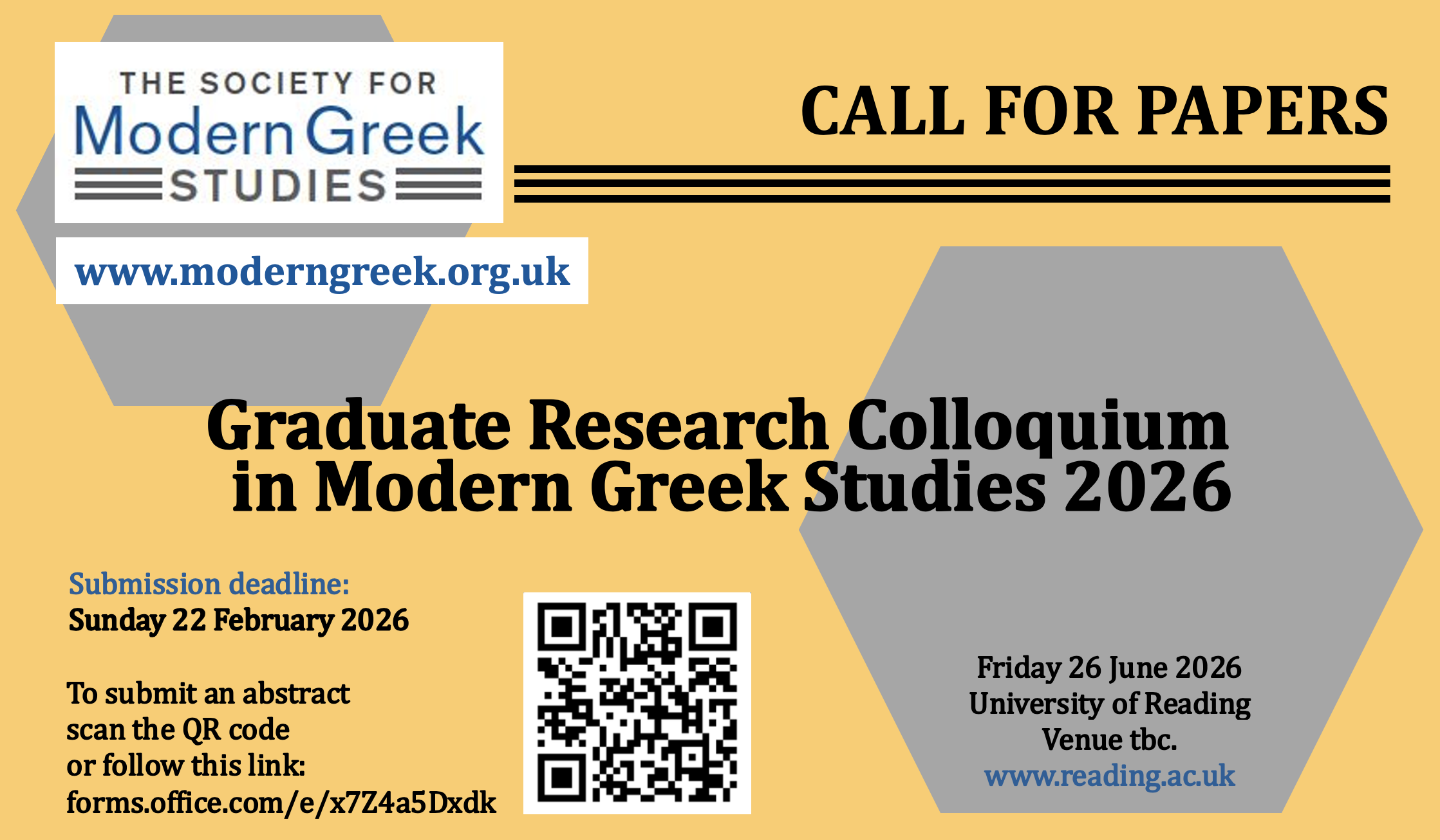 Call for Papers for our Annual Graduate Research Colloquium in Modern ...